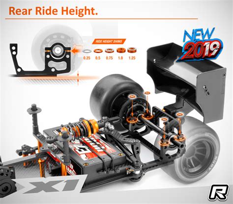 Red RC Xray X1 2019 1 10th Formula Car Kit