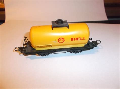 modelljärnväg HO reklam SHELL Vagn cm lång Köp på Tradera