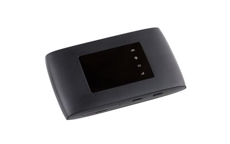흰색 바탕에 휴대용 Usb 라우터입니다 4g 라우터 흰색 배경에 고립입니다 0명에 대한 스톡 사진 및 기타 이미지 0명 4g Usb 메모리 Istock
