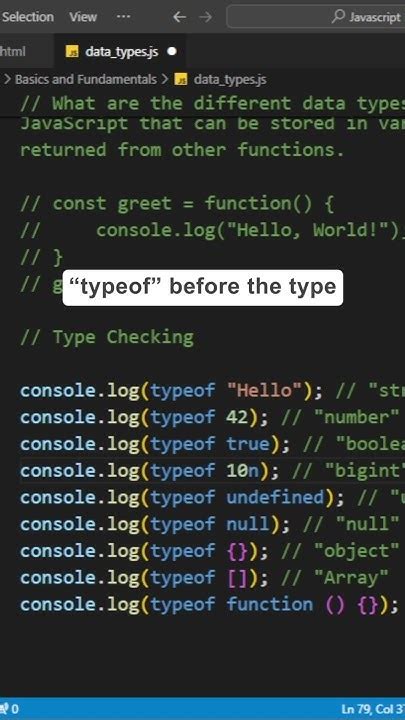 Check Type Of Data Type In Javascript Javascript Typeof Coding