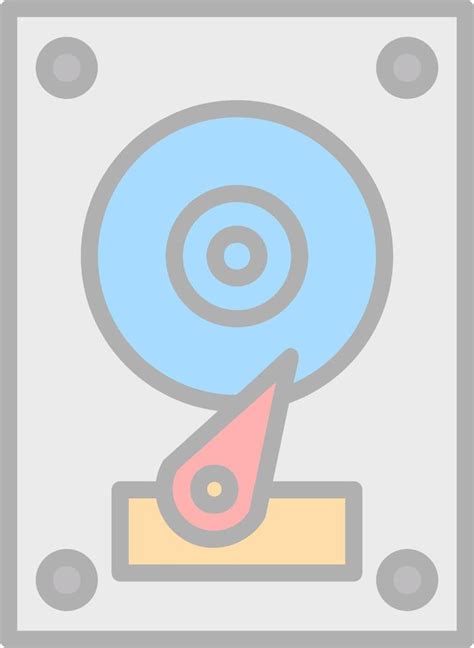 Hard Disk Vector Icon Design 16579395 Vector Art At Vecteezy