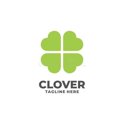 Clover Logo Design Stock Vector Illustration Of Abstract 269295639