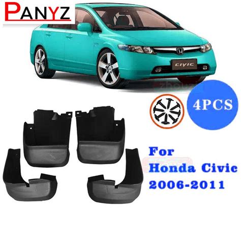 Maglagay Ng Molded Mud Flaps Para Sa Honda Civic 2006 2016 2022 Splash