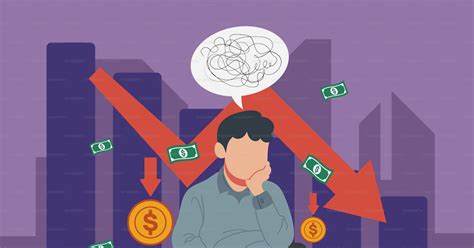 돼지 저금통 앞 바닥에 앉아 있는 남자 벡터 Unsplash의 떨어지는 그래프 이미지