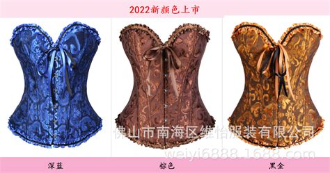 跨境热销欧美宫廷束身衣新娘礼服打底塑身衣 束身衣现货 Corset 阿里巴巴