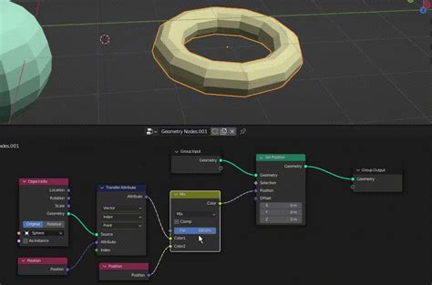 Modeling How To Morph Two Objects Using Geometry Nodes Blender