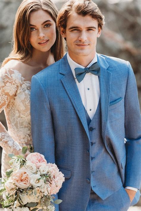 Cornflower Brunswick By Allure Men Tuxedo Fit