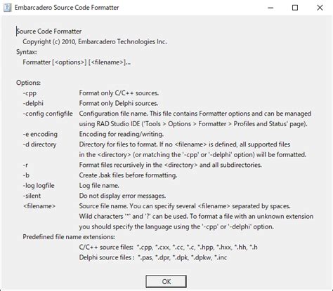 Delphi のソースコードフォーマッタ プログラミング Qiita