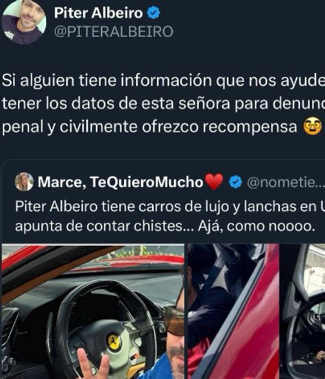 El fuerte cruce entre Piter Albeiro y activista digital que cuestionó