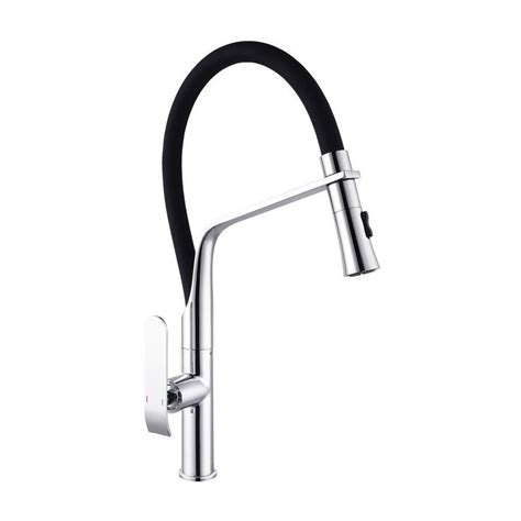 Chrome Kitchen Laundry Mixer Tap Pull Out Swivel Spout Basin Sink 2
