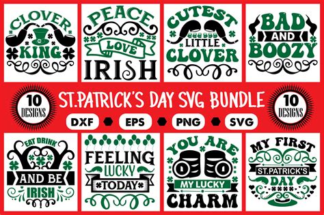 Stpatricks Day Svg Designs Bundle Graphic By Design Shop · Creative