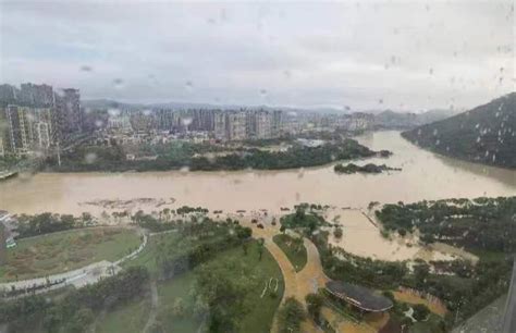 【组图】受台风“海葵”影响 福清部分路段被淹 社会 东南网