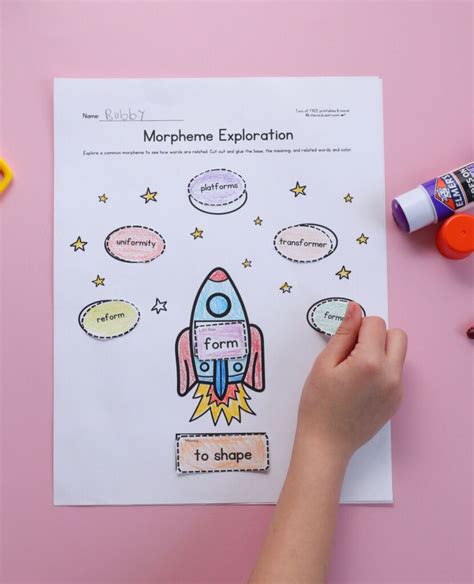 Morpheme Exploration 2 Free Printables Literacy Learn
