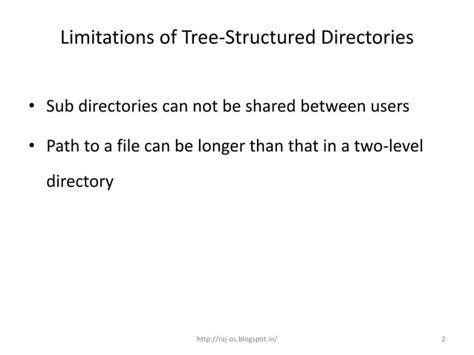 Advantages Of Tree Structured Directories 56 1 Ppt