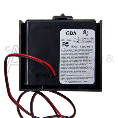 GH03 R GDA Receiver 6 Volt