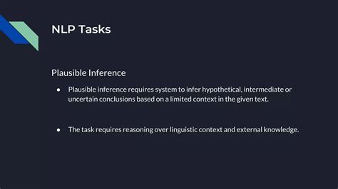 recent benchmarks for natural language inference ppt