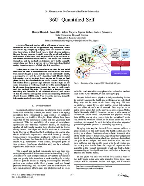 Pdf 360 Quantified Self