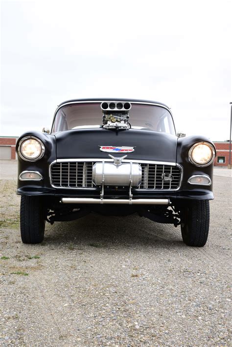 1955 Chevy Gasser Packs A 355ci Supercharged Punch Hot Rod Network