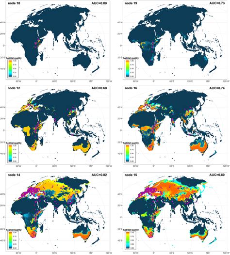 Figure S3 Maps Of Fossil Locality Distribution And Habitat Quality At Download Scientific