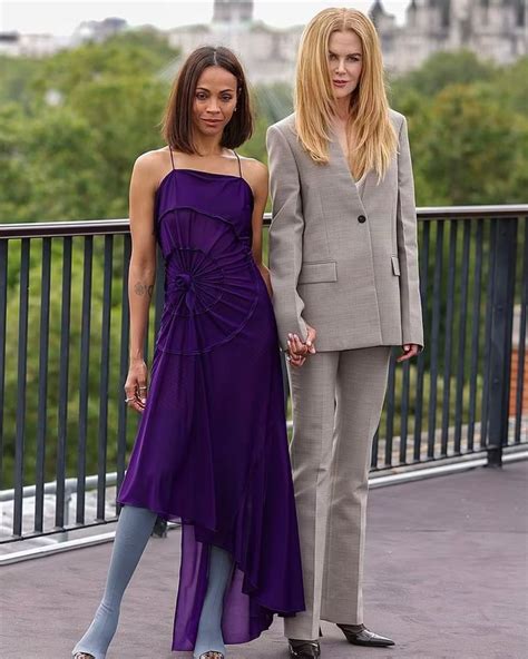 ZOE SALDANA And NICOLE KIDMAN At Special Ops Lioness Photocall In