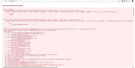 Prisma2 Dev Admin Ui Error · Issue 114 · Prismaprisma · Github