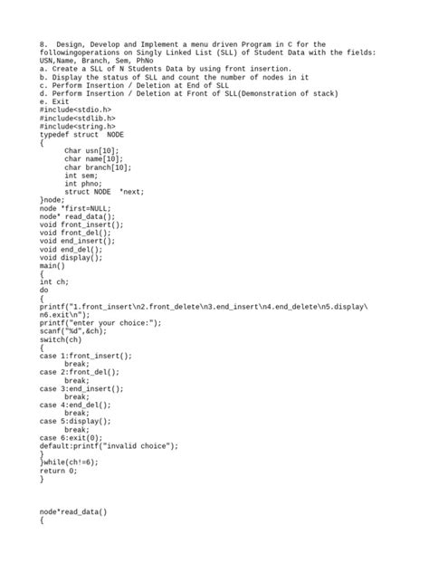 Prog 8 Dsa Pdf Object Oriented Programming Programming Paradigms