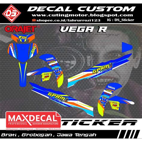 Jual Stiker Decal Striping Vega R Bisa Revisi Shopee Indonesia