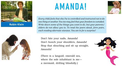 AMANDA Poem Class 10 English Hindi Explanation Poetic Devices