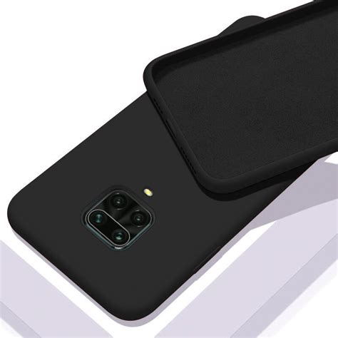 Xiaomi Redmi Note 9 Pro Kılıf Siyah Lansman Silikon Kılıf