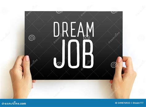 Dream Job Position That Combines An Activity Skill With A Moneymaking Opportunity Text