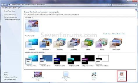 Screen Saver Turn On Or Off Tutorials