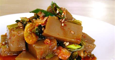 도토리묵무침 만드는법