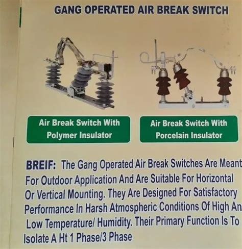 Isolator At ₹ 6500piece Off Load Isolators In Kashipur Id 24696125191