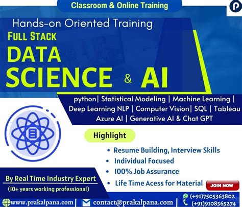 Prakalpana Technologies Pvt Ltd On Linkedin Fullstackdatasciencewitai