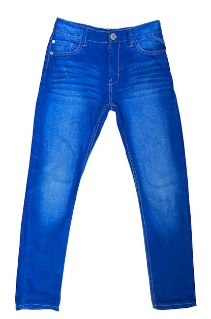 Vaqueros Azules Aislados Foto Premium