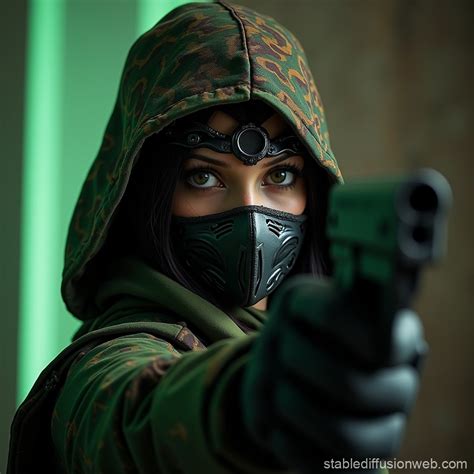Rainbow Six Siege Caveira Cosplay Stable Diffusion Online