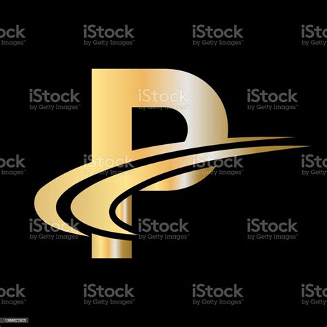 창조적 인 현대 비즈니스 타이포그래피 벡터 템플릿초기 P 편지 로고 추상 모노그램 레터 P 로고 아이콘 결정체에 대한 스톡 벡터