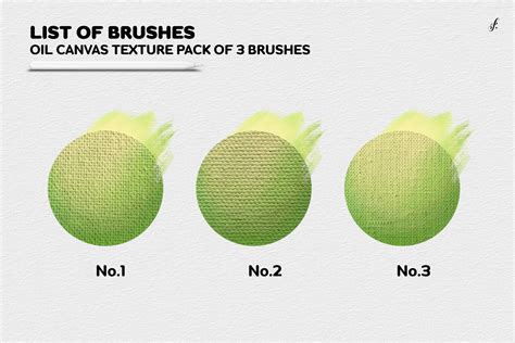 Canvas Texture Procreate Brushes Oil Canvas Texture Pack Of 3 Brushes