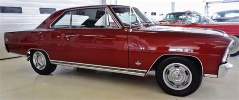 Gorgeous Candy Apple Red Chevrolet Nova Chevrolet Classic Cars Muscle