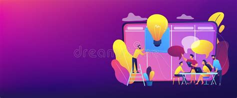 Managers Workshop Concept Banner Header Stock Vector Illustration Of
