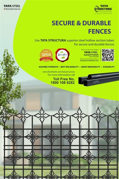 Mild Steel Tata Structura Square Hollow Section Tube Is 4923 Steel