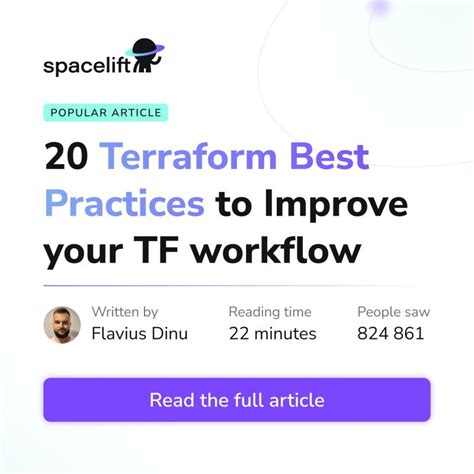 spacelift on linkedin 20 terraform best practices to improve your tf