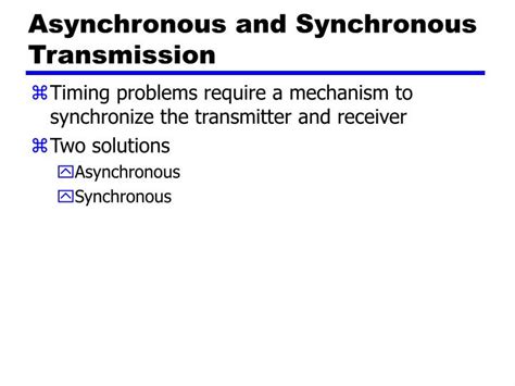 Ppt Asynchronous And Synchronous Transmission Powerpoint Presentation Id 529343