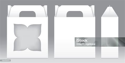 상자 흰색 창 별 모양 포장 템플릿 공백을 잘라 디자인 제품 패키지 선물 상자 화이트 박스 포장 종이 크래프트 카드 보드