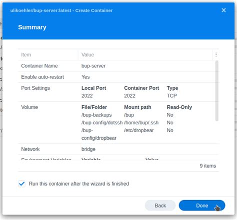How To Setup Bup Server On Synology Nas Using Docker Techoverflow