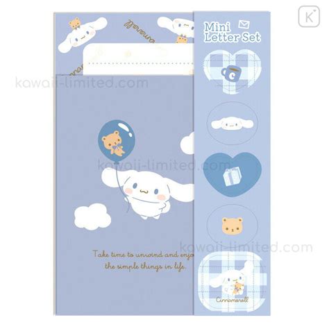 Japan Sanrio Mini Letter Set Cinnamoroll Balloon Kawaii Limited