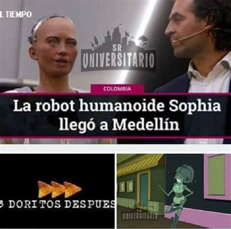Memes De La Robot Sophia En Medellín