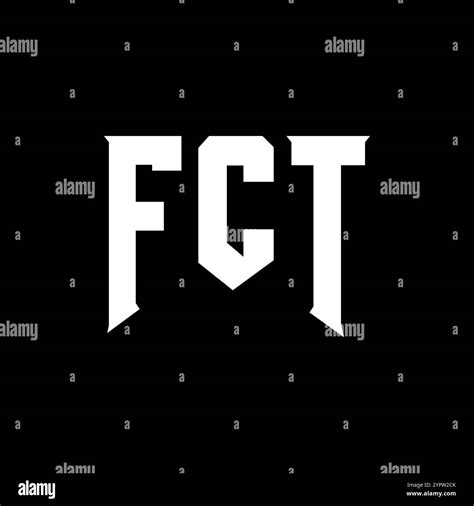 Fct Letter Logo Design For Technology Company Fct Logo Design Black And White Color Combination