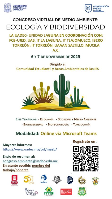 Convoca Uadec Unidad Laguna A Participar En El Primer Congreso Virtual