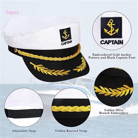Best Sailor Hat Navy Marine Hat Yacht Captain Hat Sailor Captain